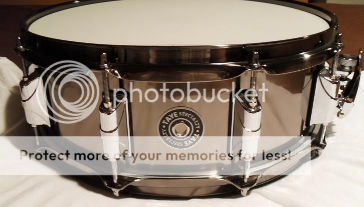 Taye MetalWorks 14" x 5" Black Nickel Brass Snare