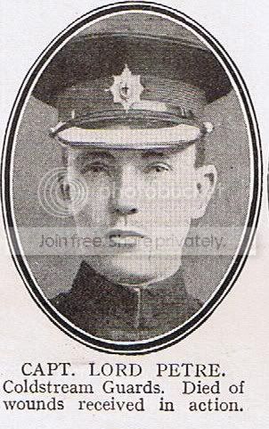 Roll of Honour 1914-15 Capt Lord Petre - Soldiers and their units - The ...